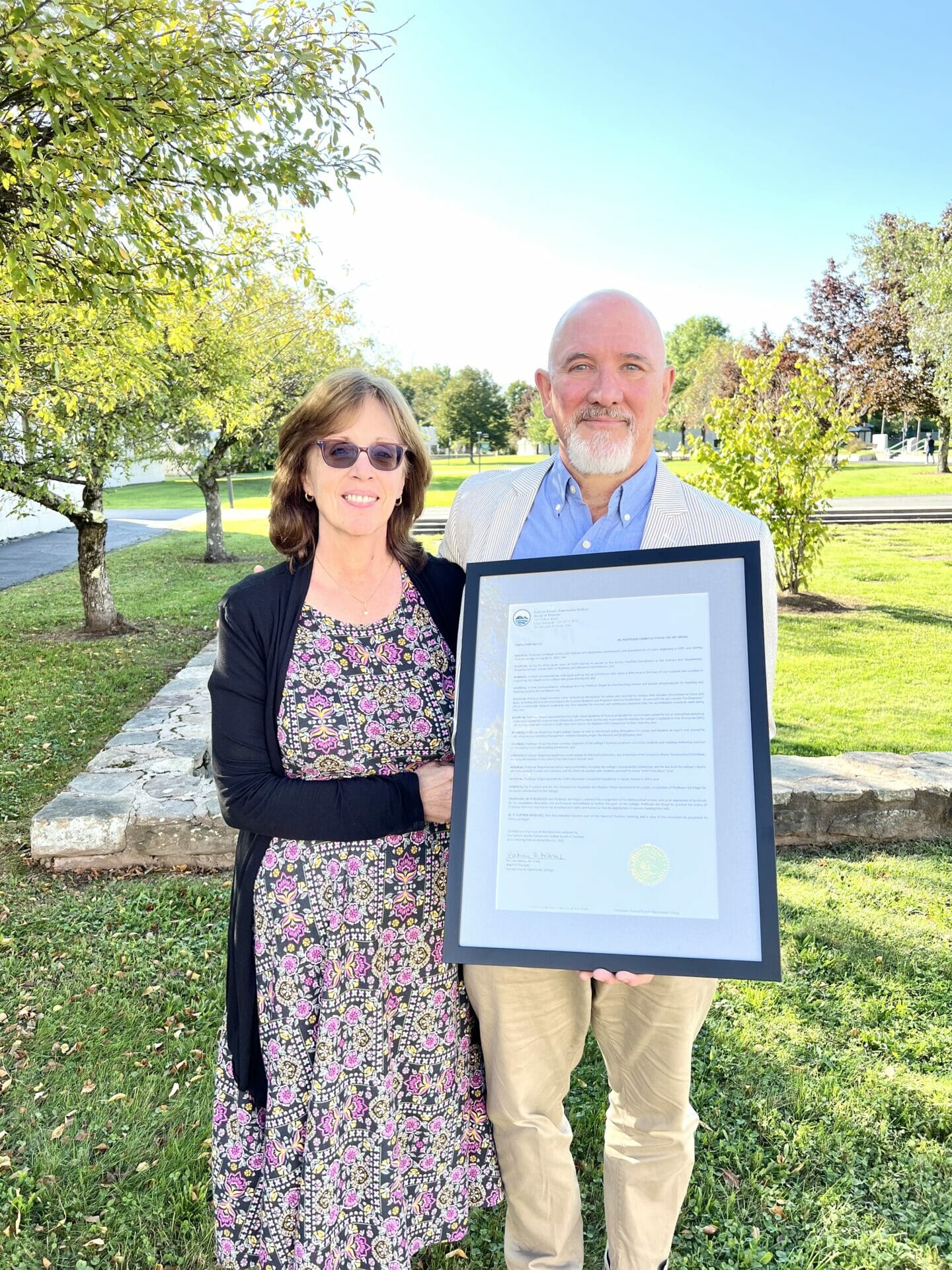 Longtime SUNY Sullivan Professor Art Riegal Given Professor Emeritus ...