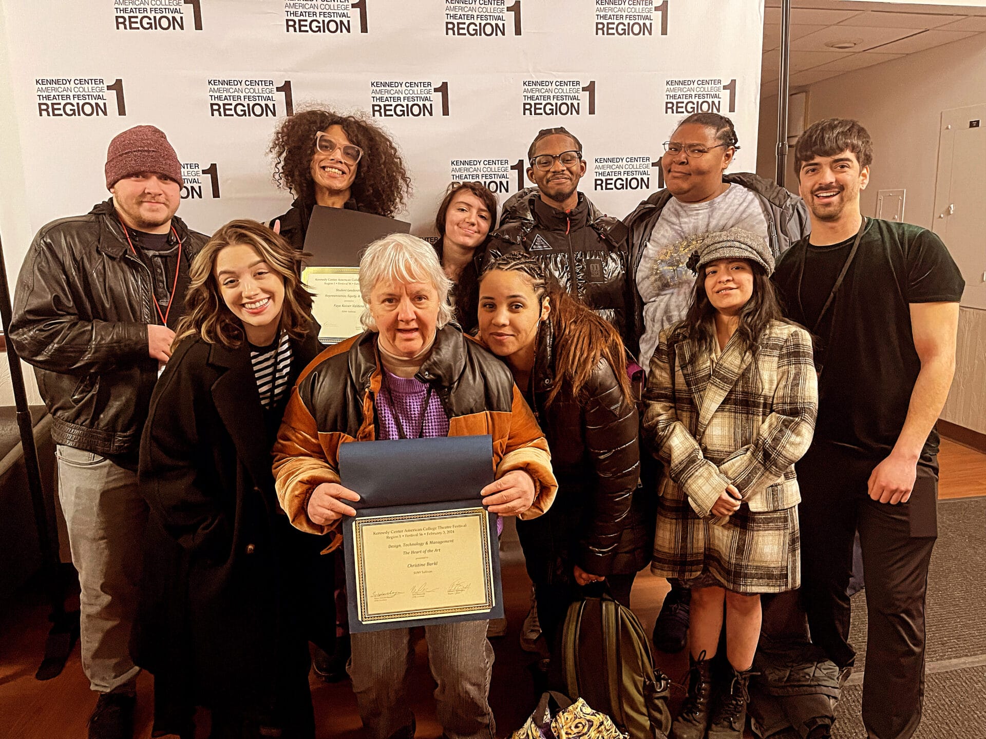 SUNY Sullivan Students Win Awards at Region 1 Kennedy Center American ...