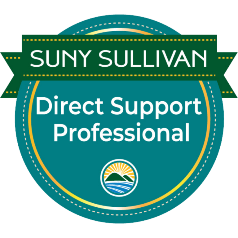 Direct Support Professional Microcredentials Pathway - SUNY Sullivan