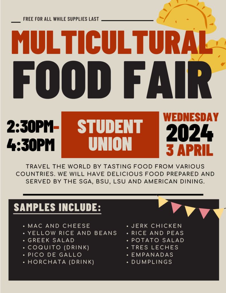Multicultural Food Fair - SUNY Sullivan