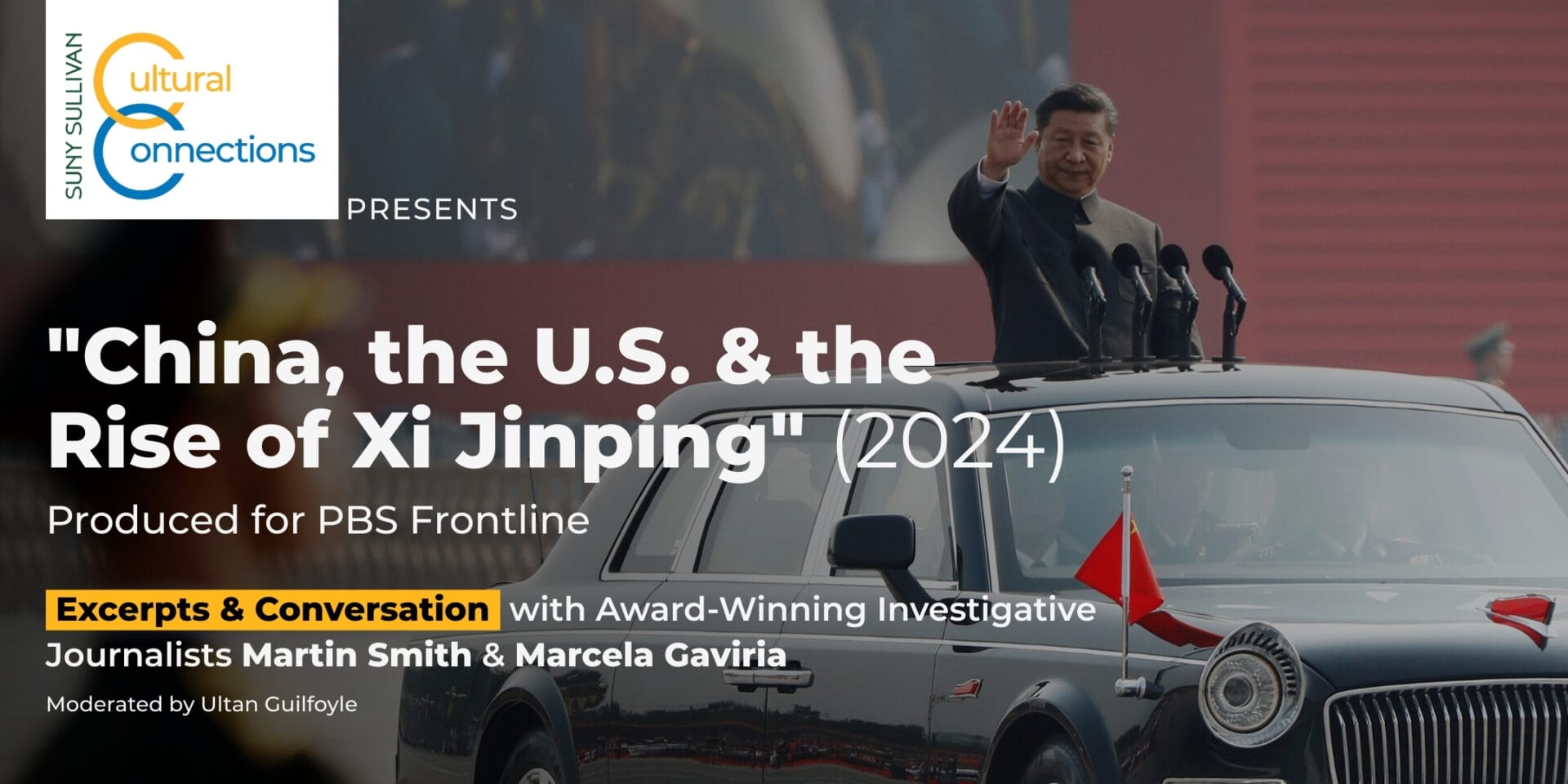 "China, the U.S. & the Rise of Xi Jinping" at SUNY Sullivan - SUNY Sullivan